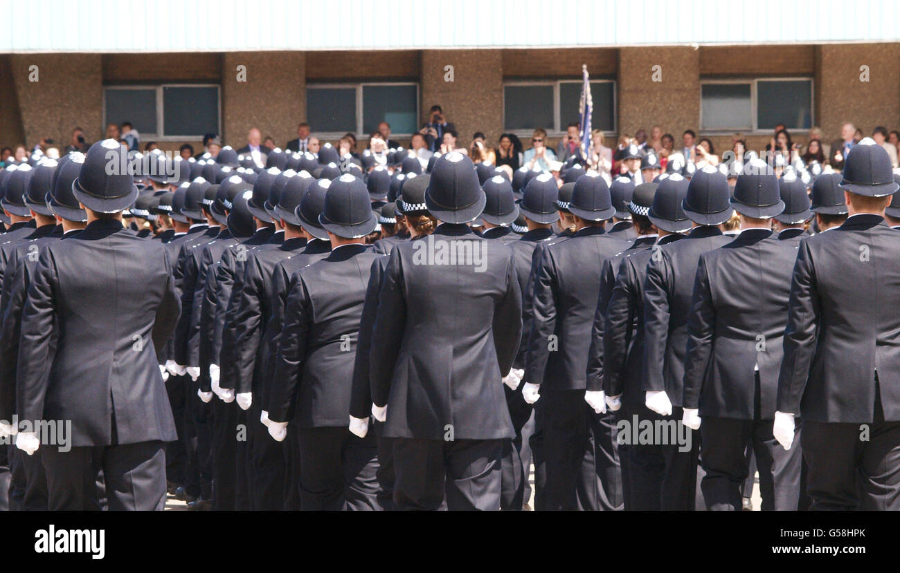 The 567 graduates leave the passing out ceremony for the newly ...