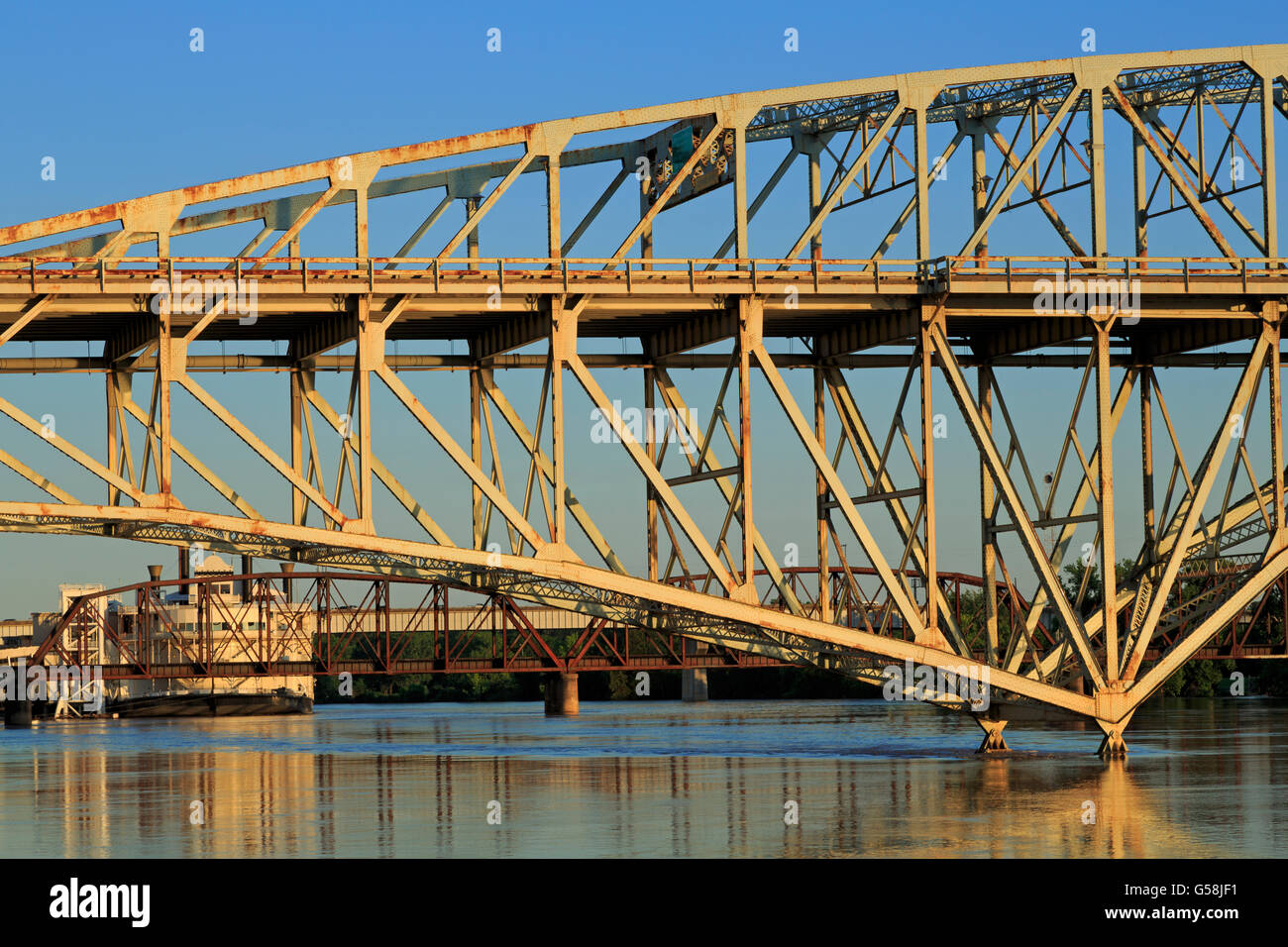 Texas street bridge shreveport louisiana hi-res stock photography and ...