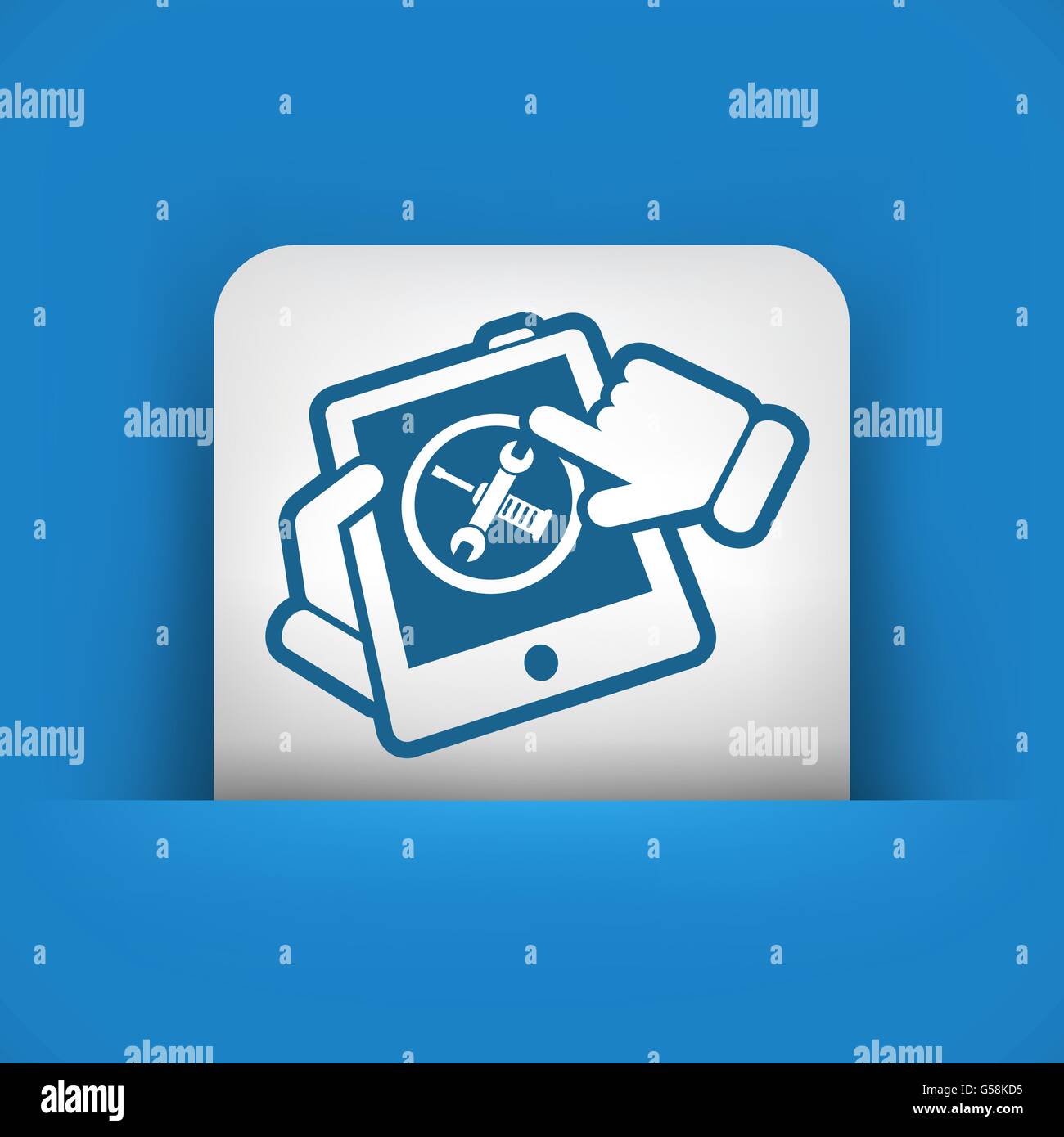 Touchscreen device setting Stock Vector Image & Art - Alamy
