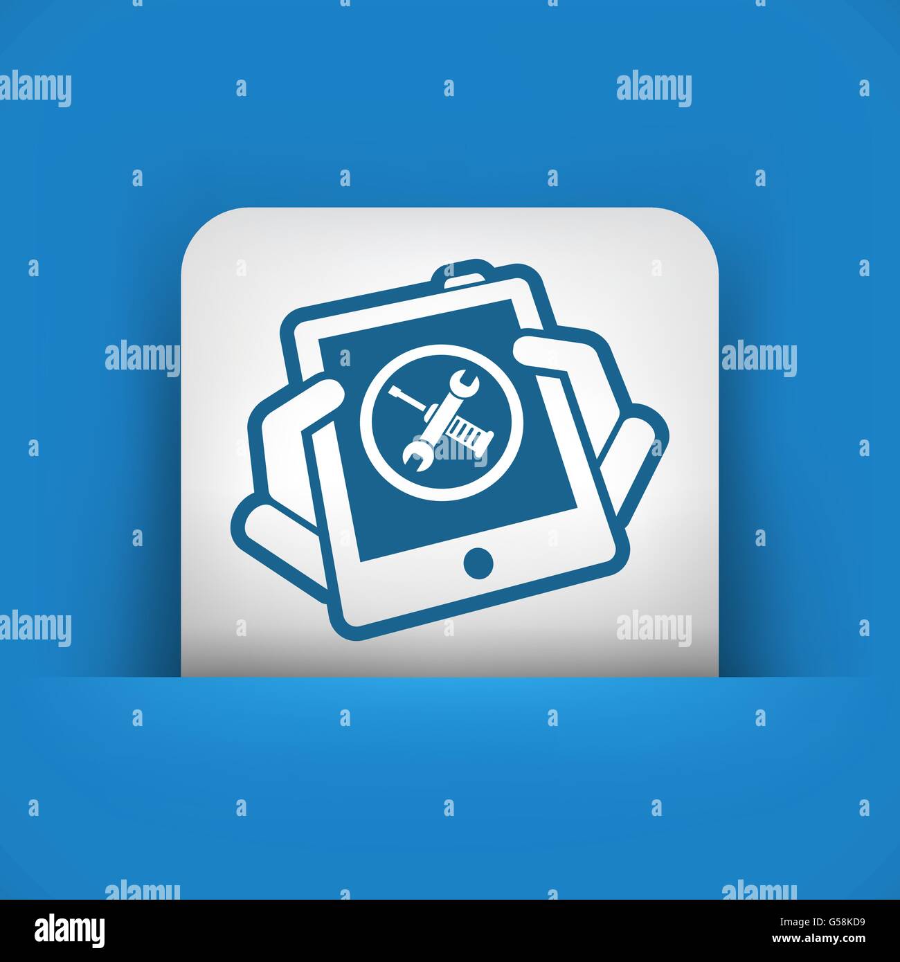 Touchscreen device setting Stock Vector Image & Art - Alamy