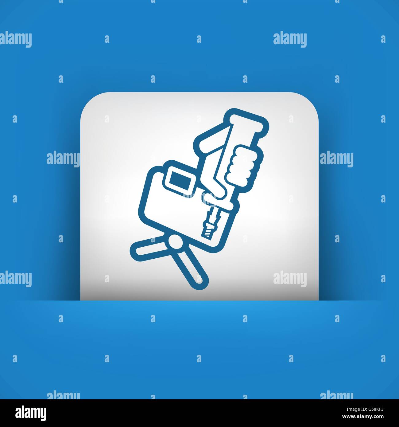 Broken dslr camera Stock Vector Images - Alamy