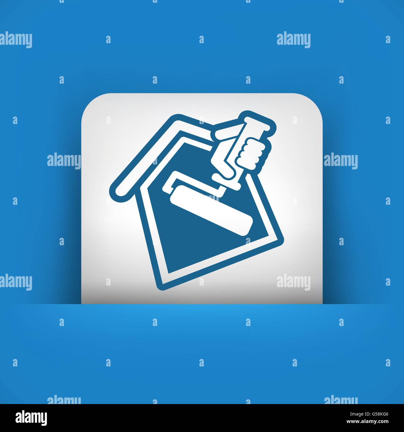 Painter roll symbol Stock Vector Image & Art - Alamy