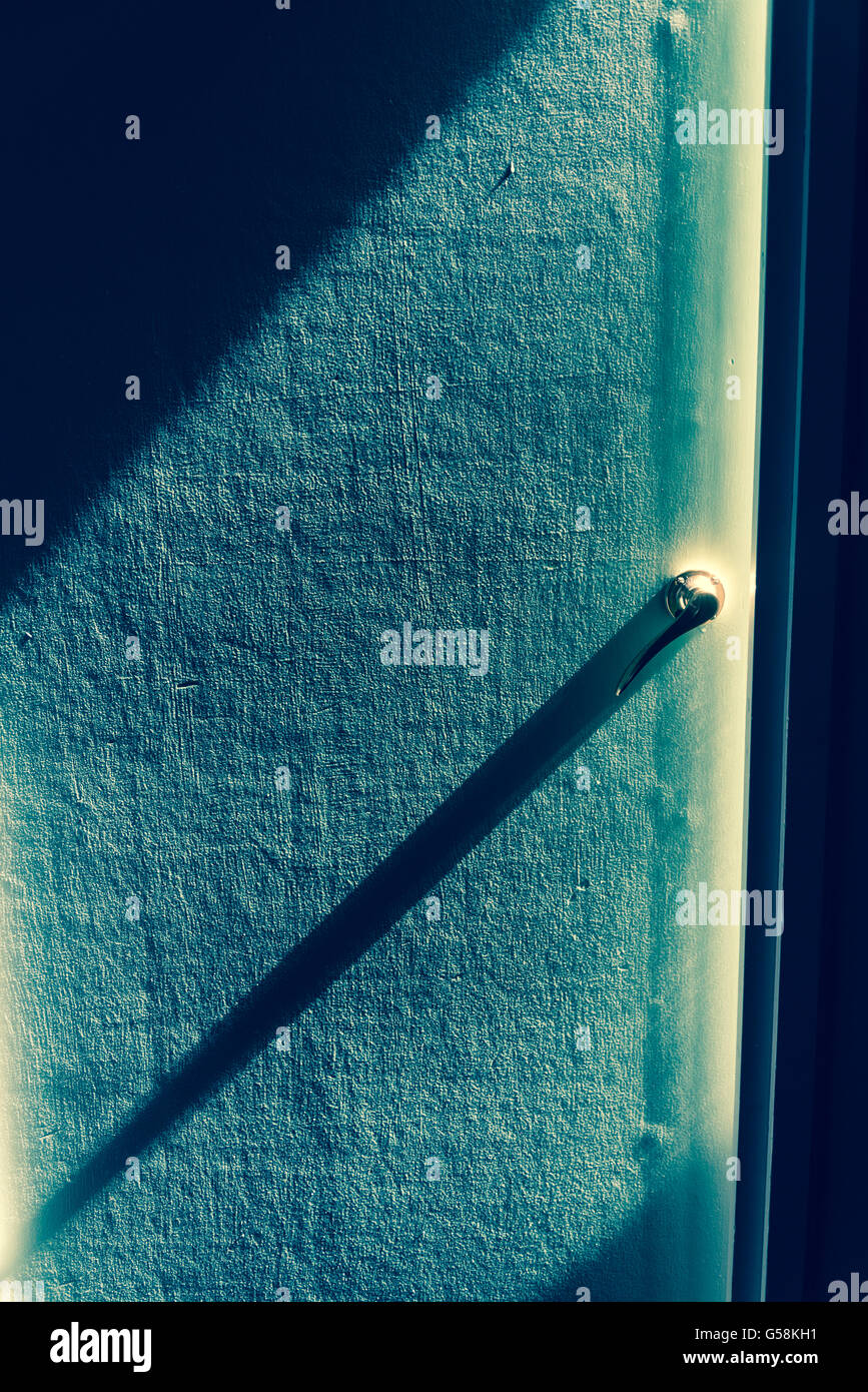 Door handle shadow Stock Photo - Alamy