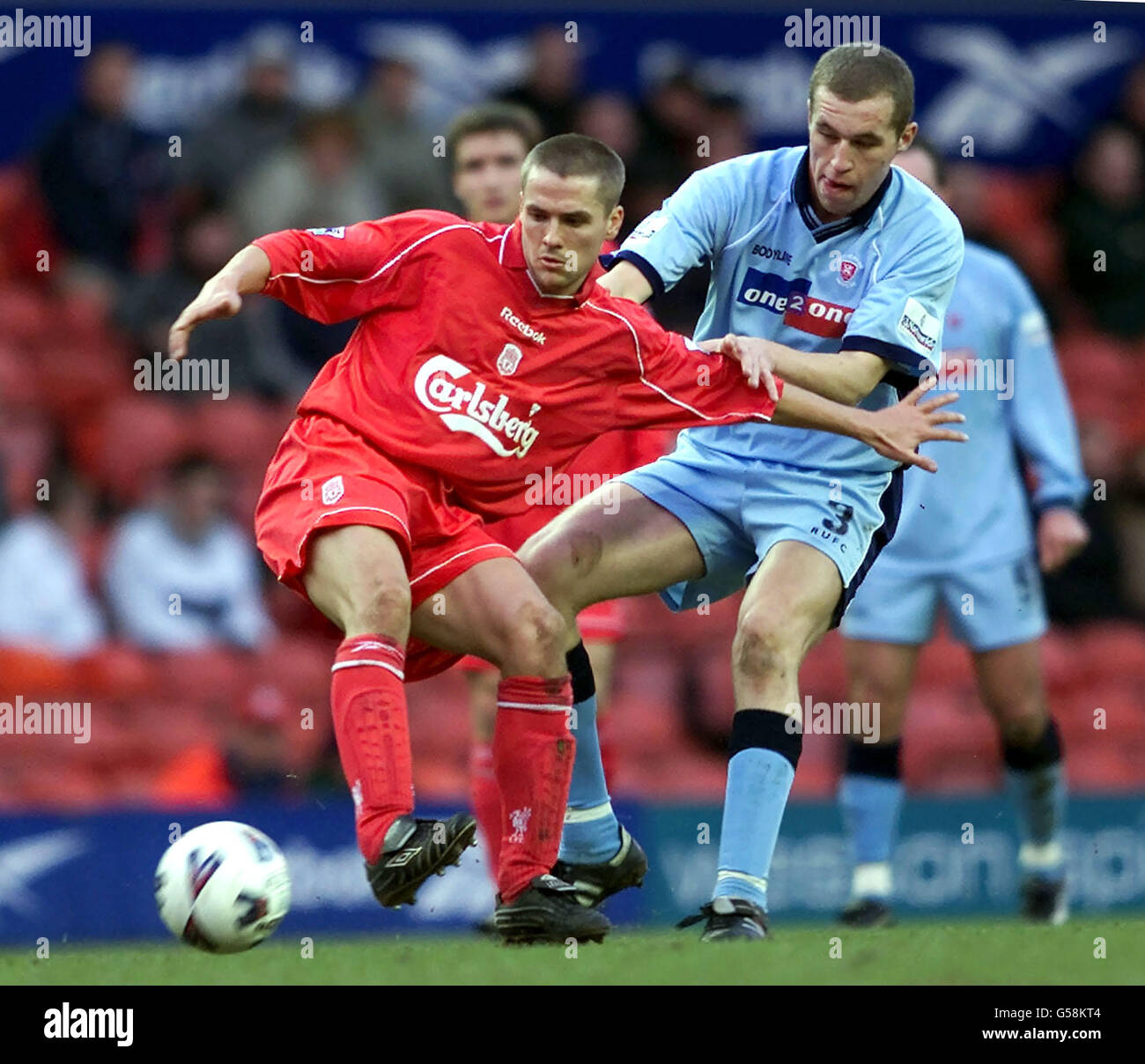 Is challenged by rotherham uniteds robert scott hi-res stock ...