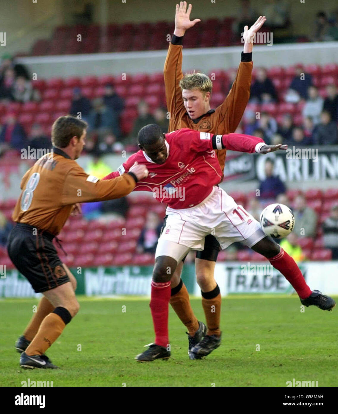 Notts Forest v Wolves Stock Photo - Alamy