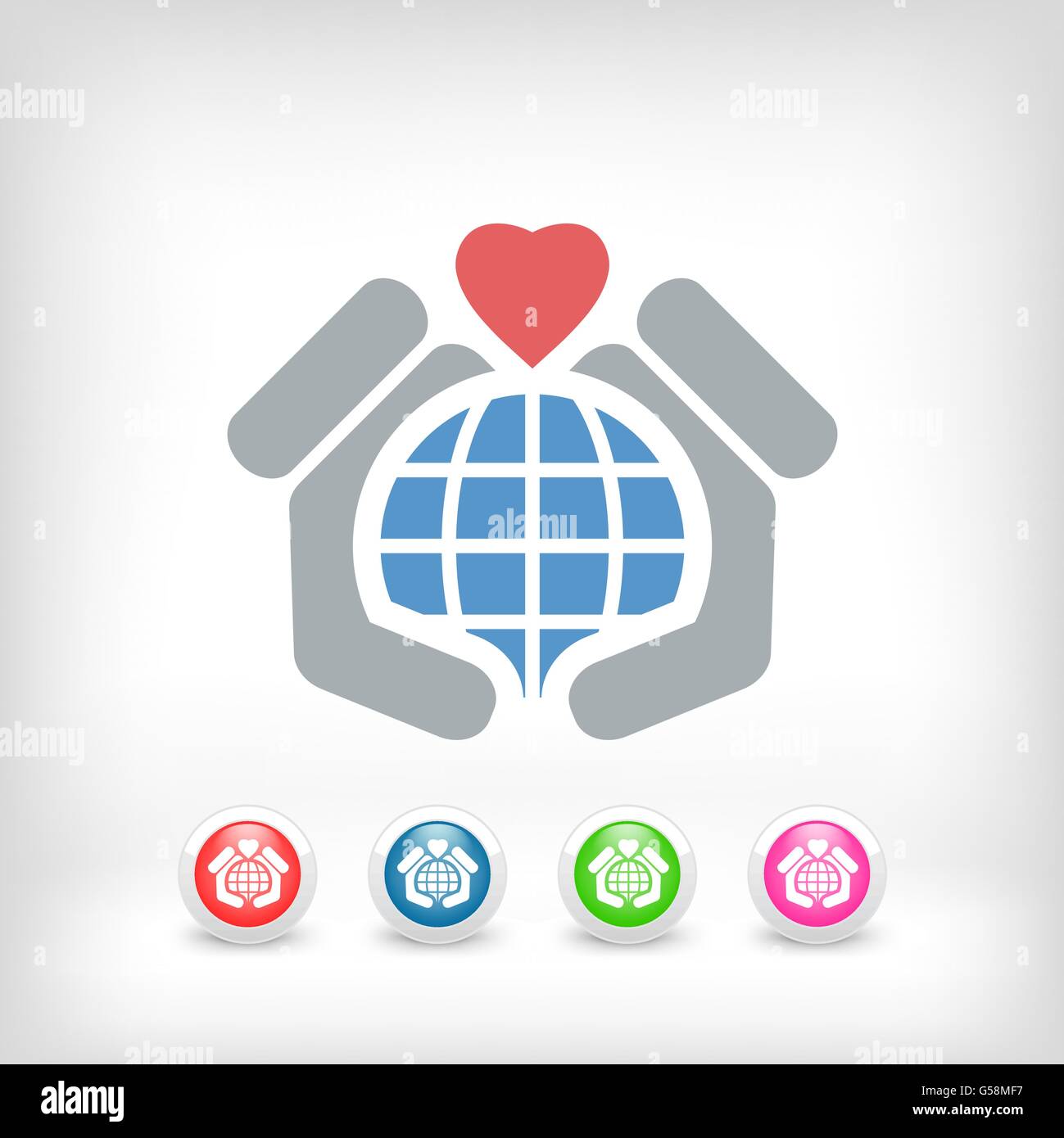 World love icon Stock Vector Image & Art - Alamy