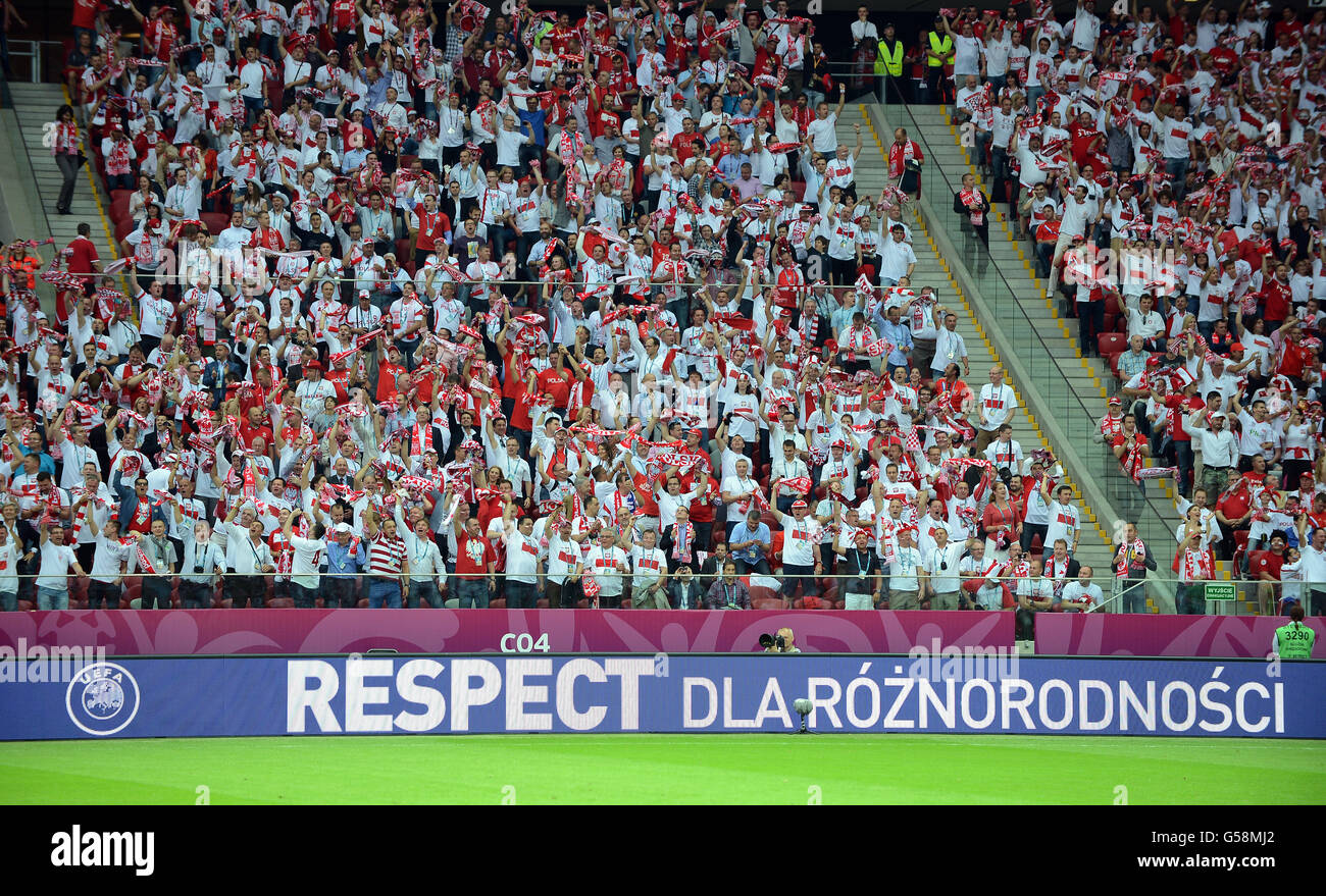 Soccer - UEFA Euro 2012 - Group A - Poland v Russia - National Stadium ...