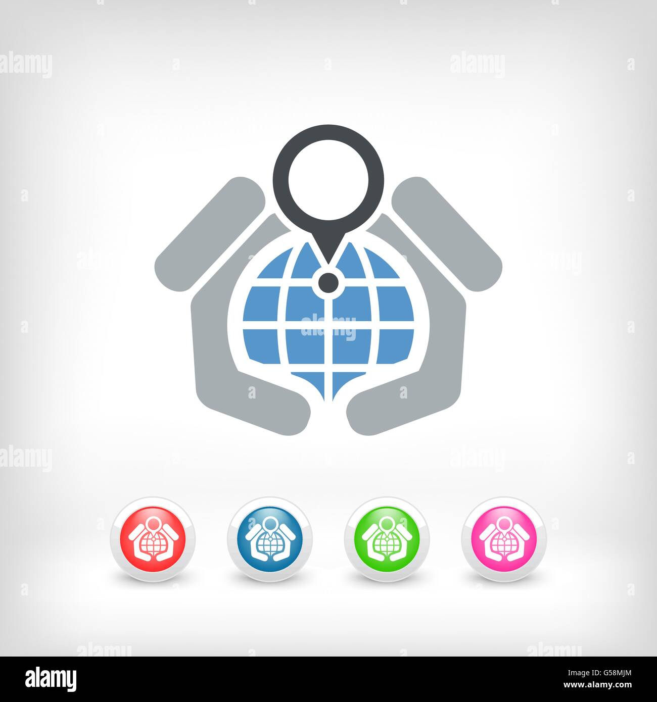 Geographical sign Stock Vector Images - Alamy