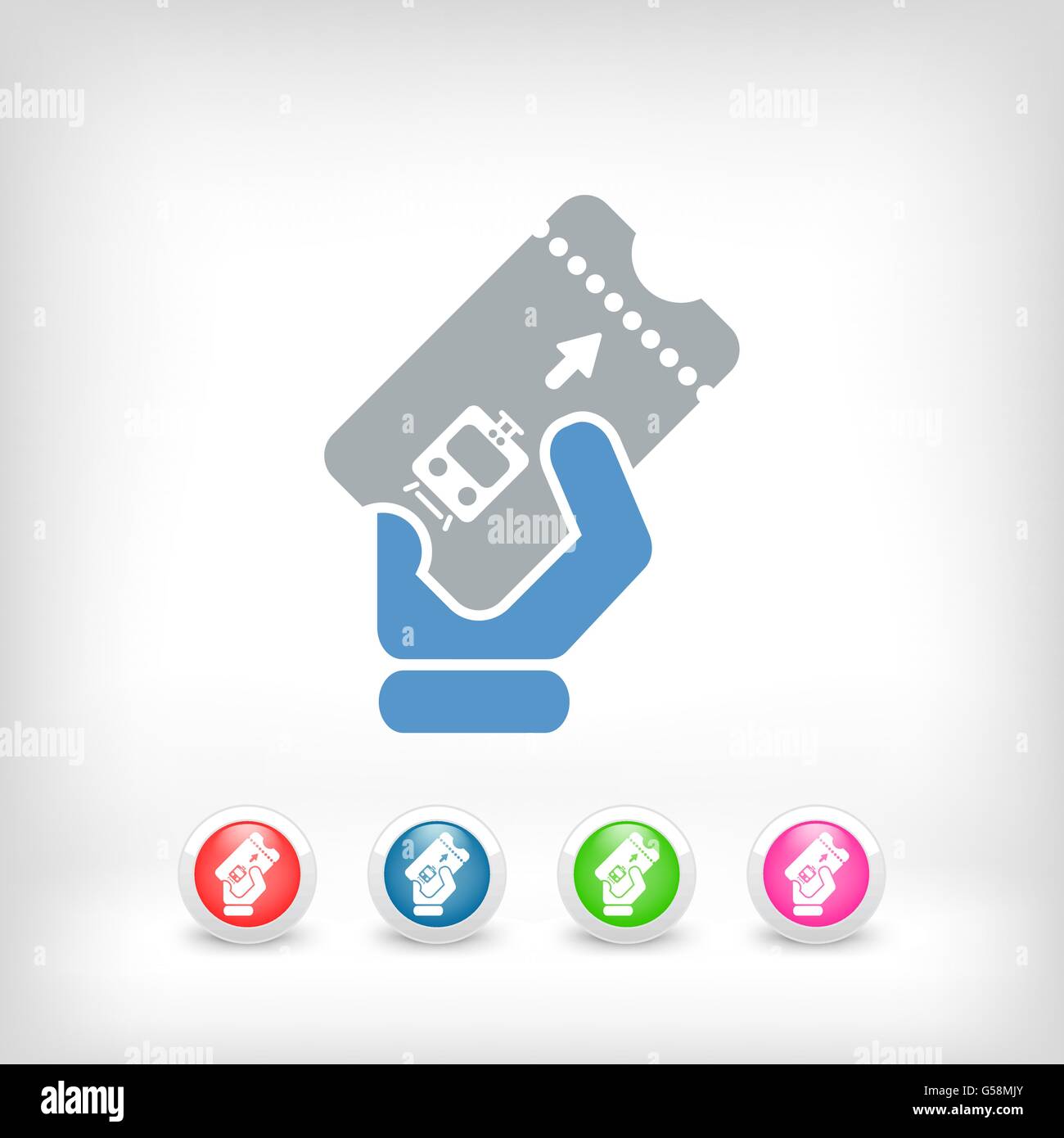 Train ticket icon Stock Vector Image & Art - Alamy