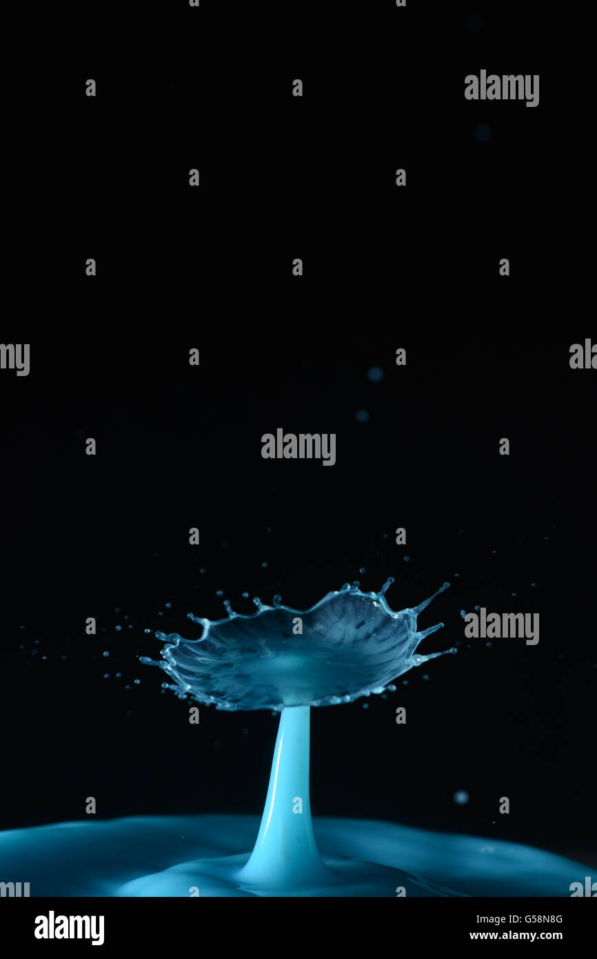 splash from collision of water drops captured with high speed ...