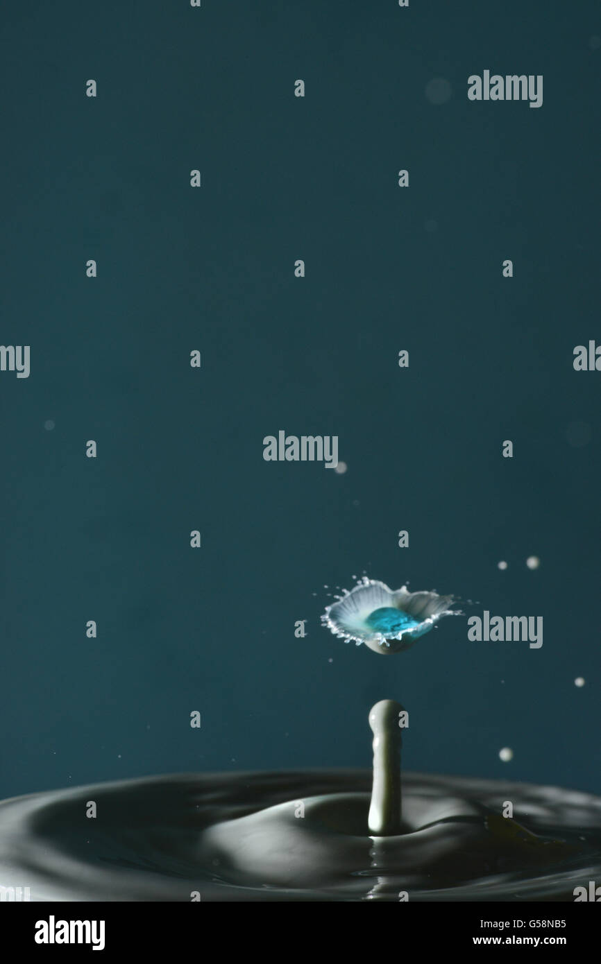 splash from collision of water drops captured with high speed ...