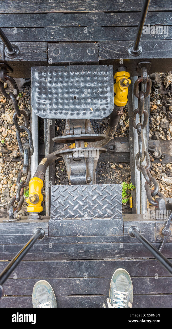 Rail coupling steam locomotive train hi-res stock photography and ...