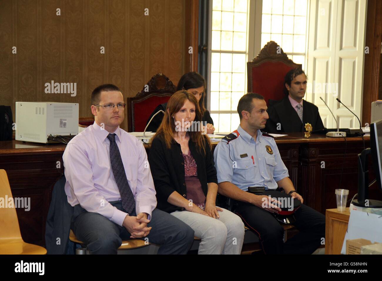 After she admitted suffocating daughter rebecca smith hi-res stock ...