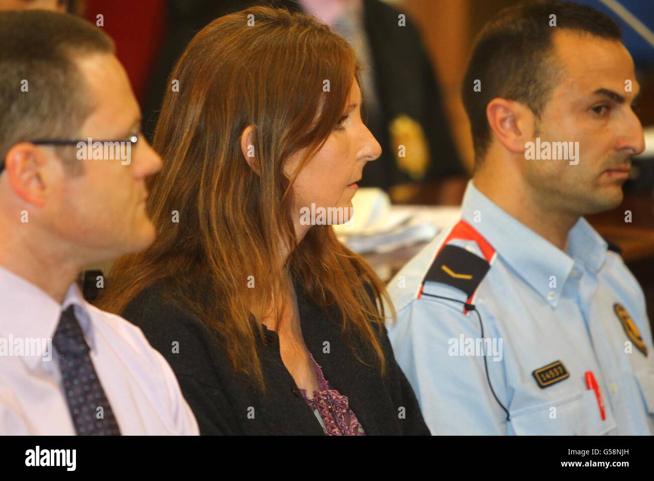 UK USE ONLY - AP OUT Lianne Smith, 45, at her trial at the Provincial ...