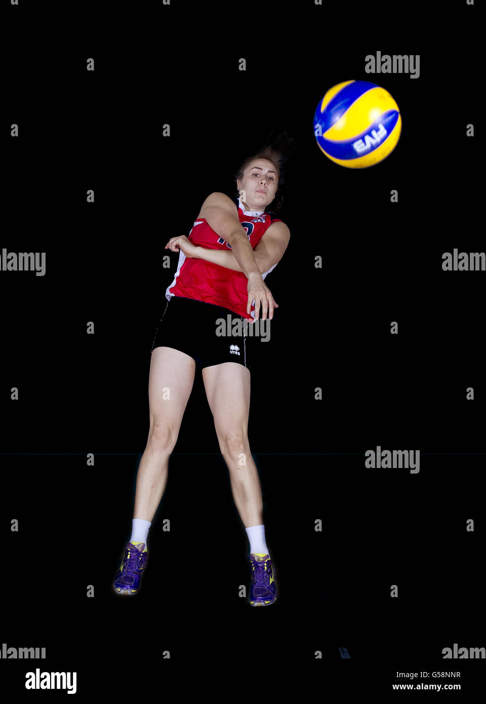 Team gb volleyball photocall hi-res stock photography and images - Alamy