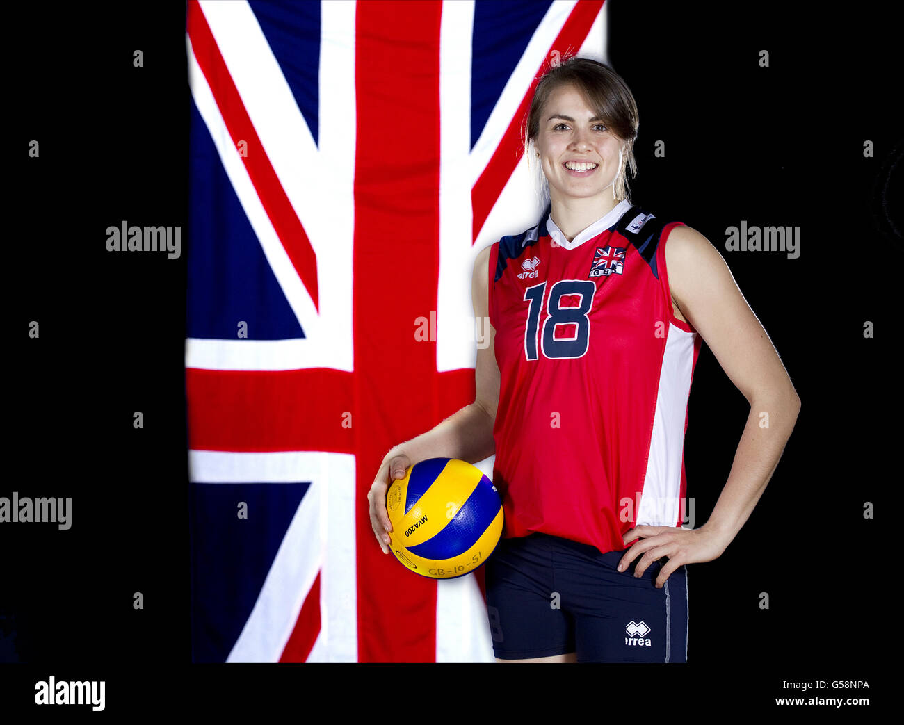 Sport - Team GB Volleyball Photocall - English Institute of Sport Stock ...