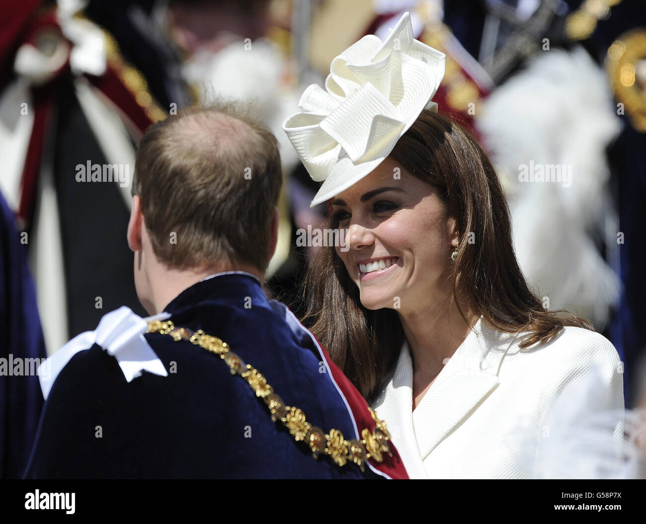 Order of the Garter parade Stock Photo - Alamy