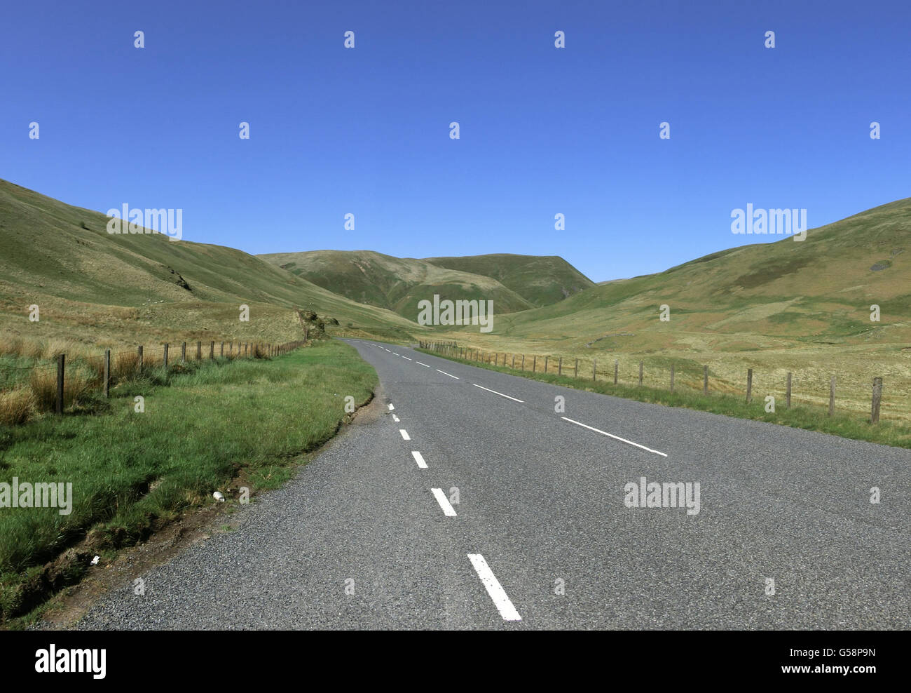 A702 Dalveen Pass, Lowther Hills, Dumfries and Galloway, Scotland, UK ...