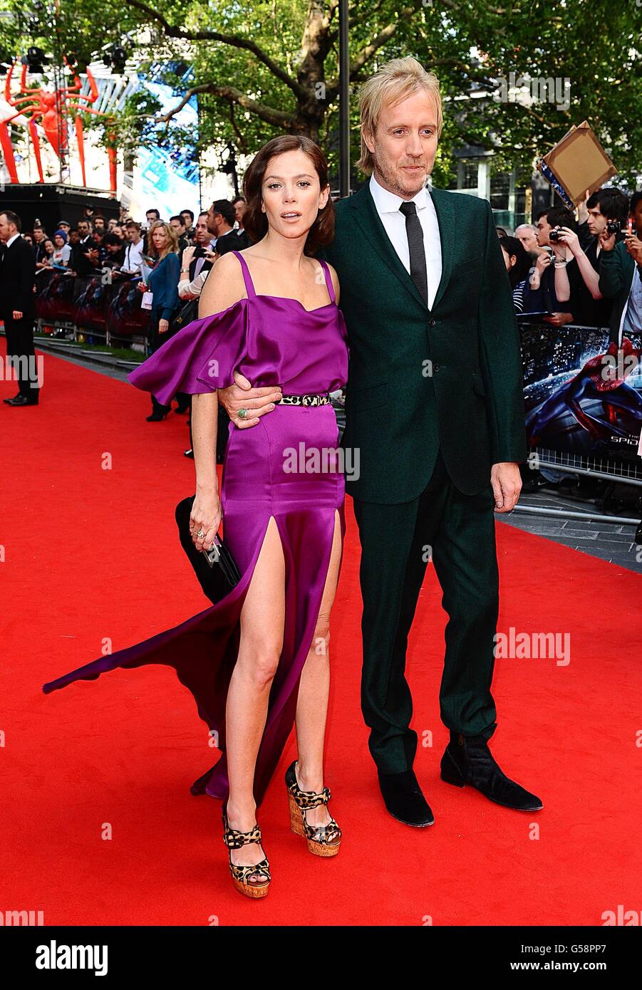 The Amazing Spider-Man Premiere - London Stock Photo - Alamy