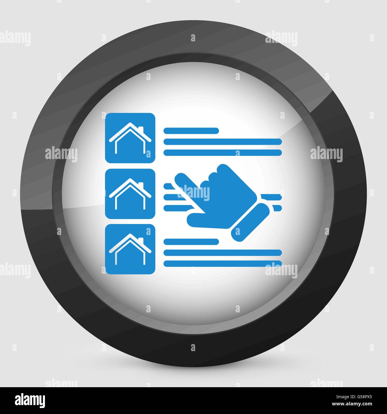 House list select Stock Vector Image & Art - Alamy