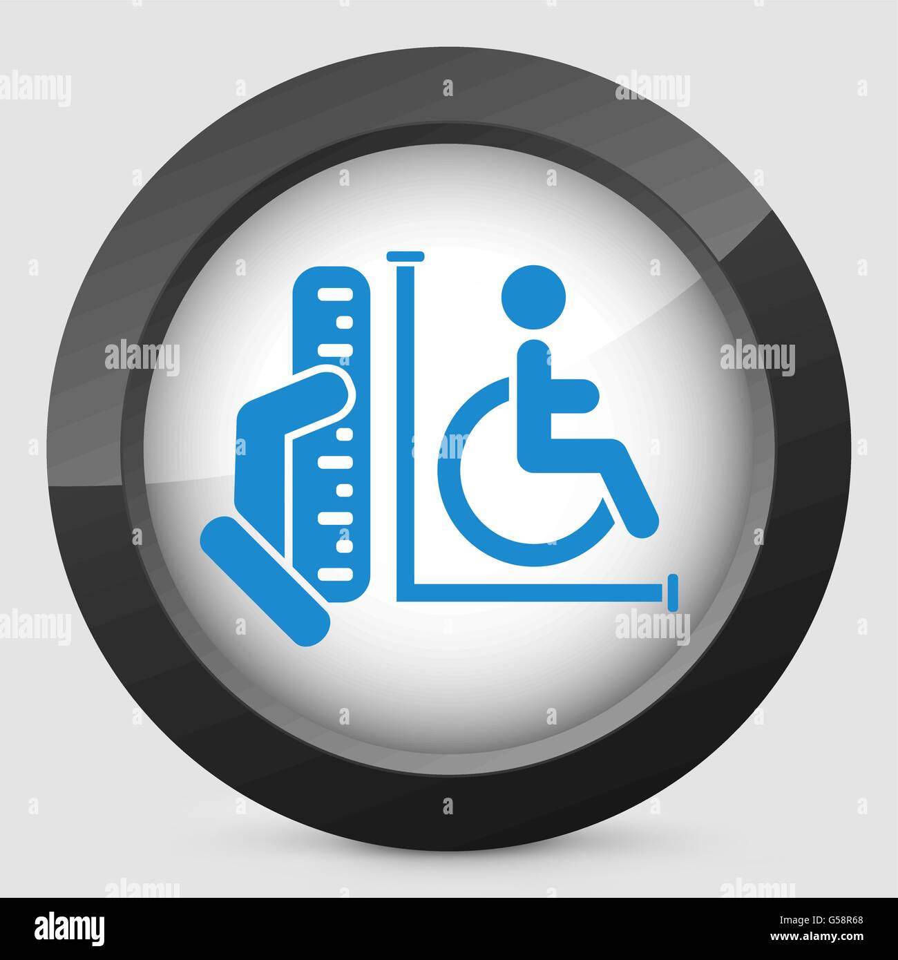 Disabled access area Stock Vector Image & Art - Alamy