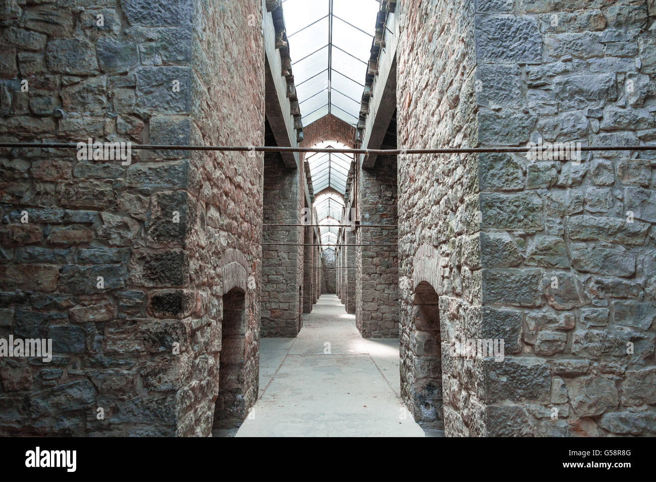 old Castle passageway Stock Photo - Alamy