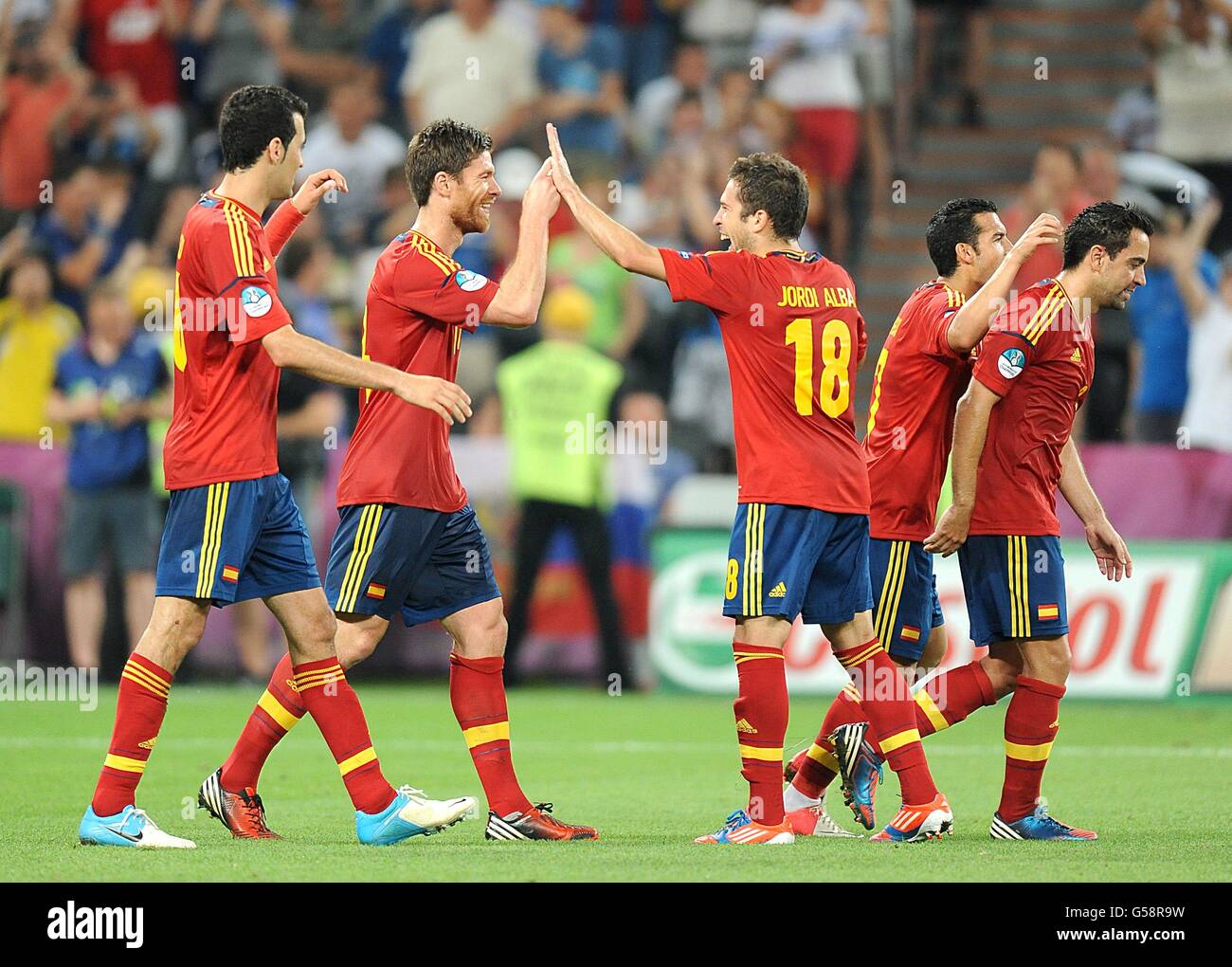2012 xabi alonso france hi-res stock photography and images - Alamy