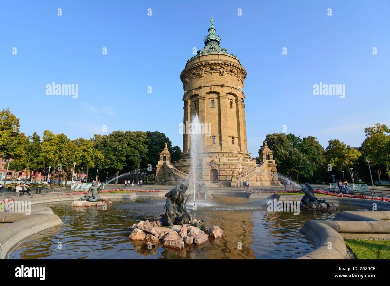 Mannheim germany tower hi-res stock photography and images - Alamy
