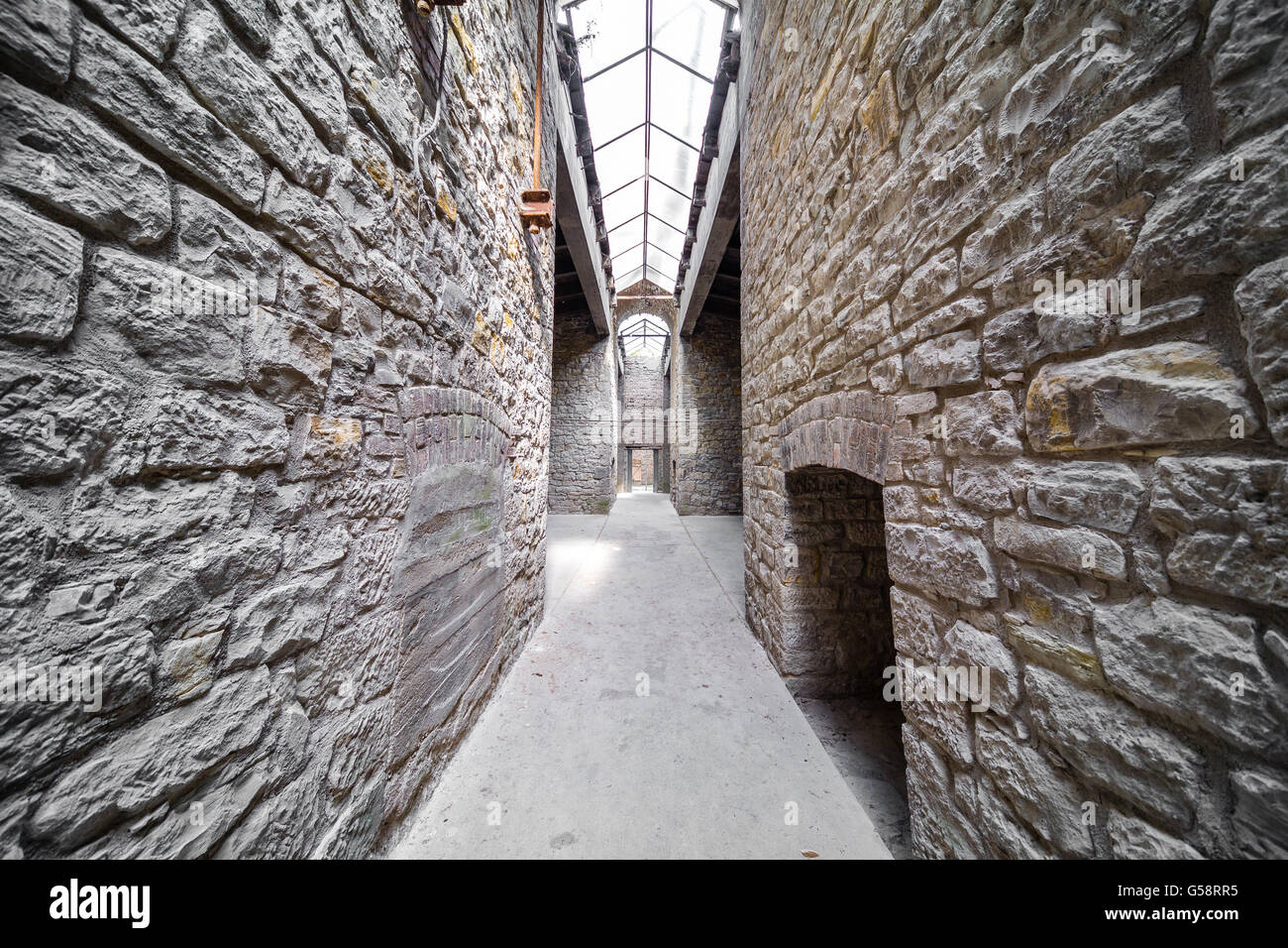 old Castle passageway Stock Photo - Alamy