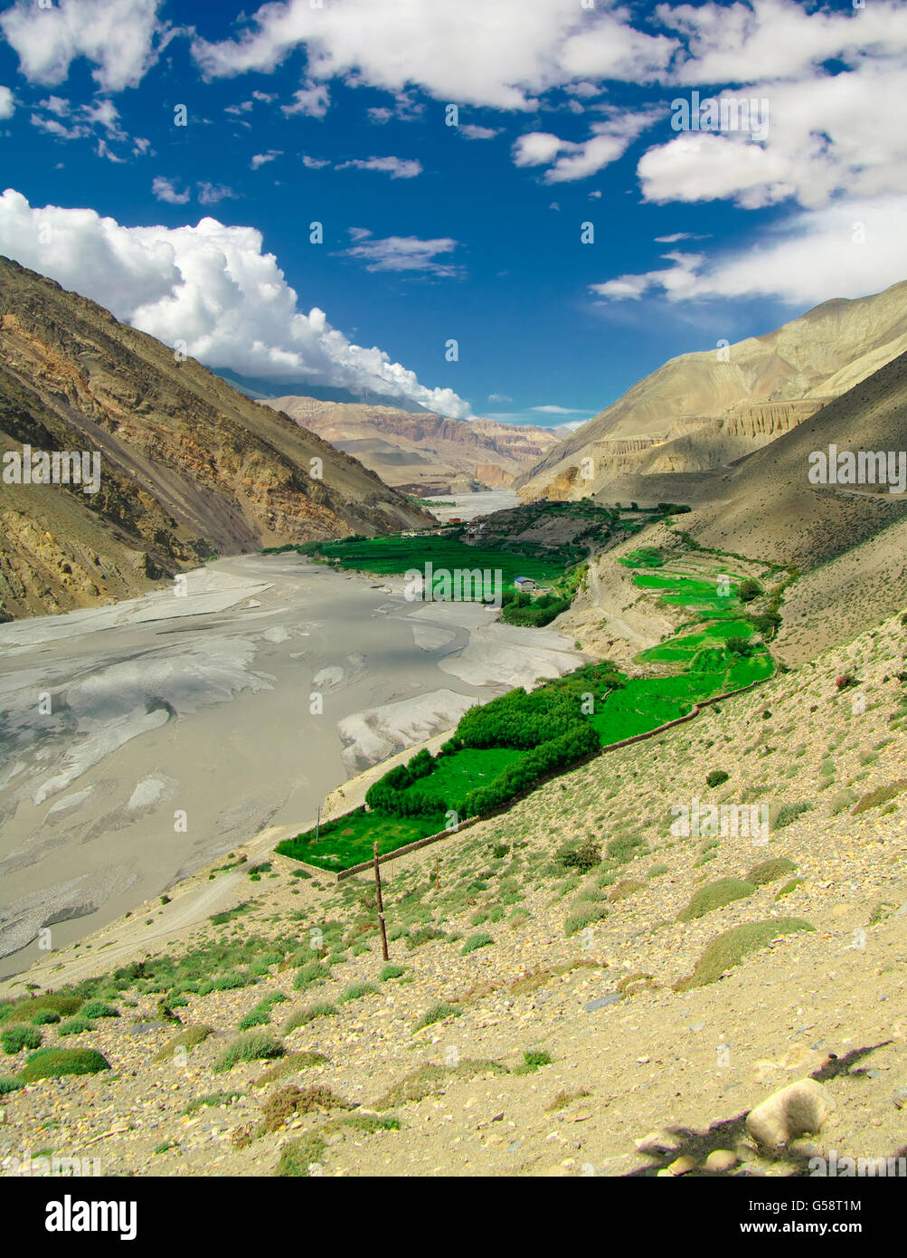 Village of Kagbeni Stock Photo - Alamy