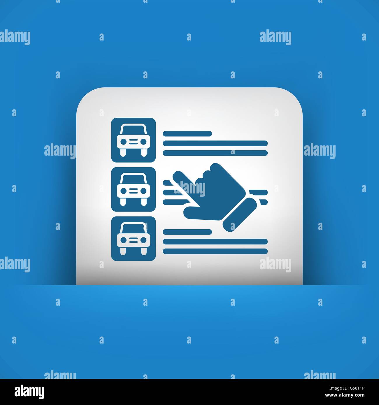 Car list selection Stock Vector Image & Art - Alamy