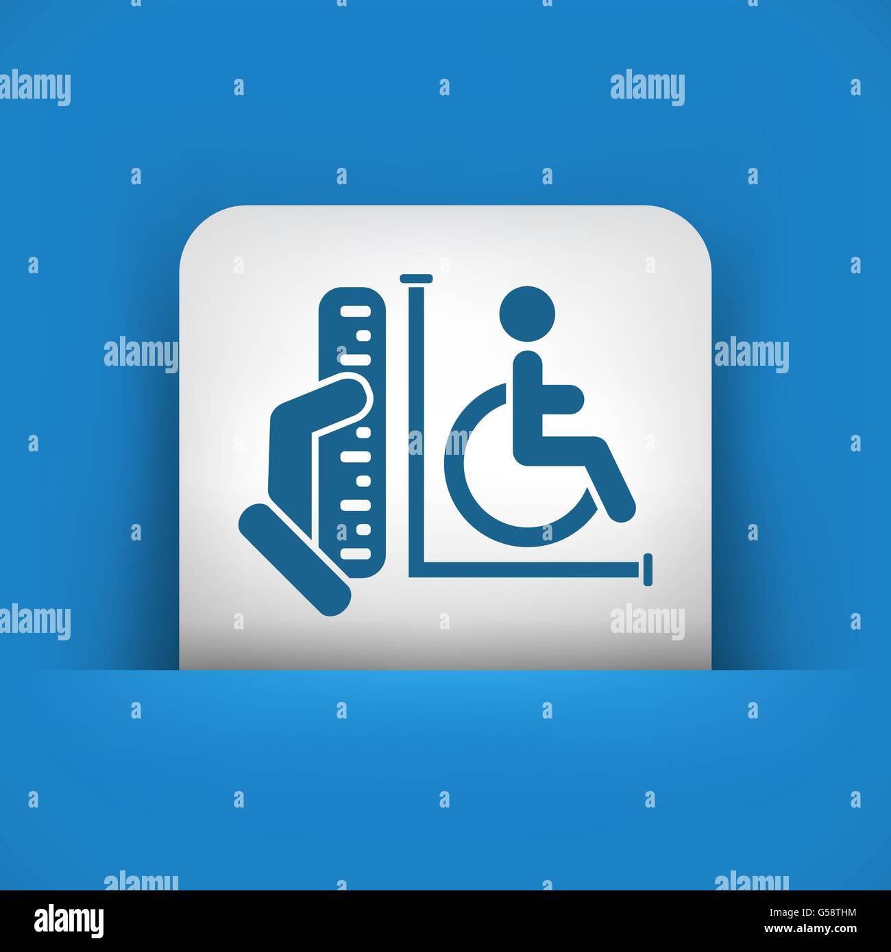 Disabled access area Stock Vector Image & Art - Alamy