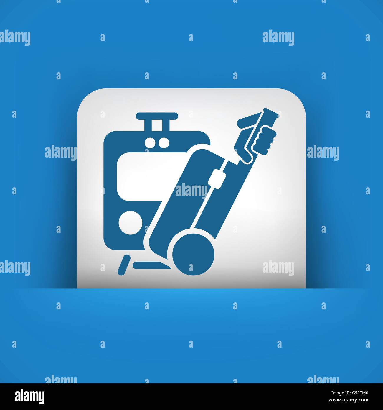 Intercity train symbol Stock Vector Images - Alamy