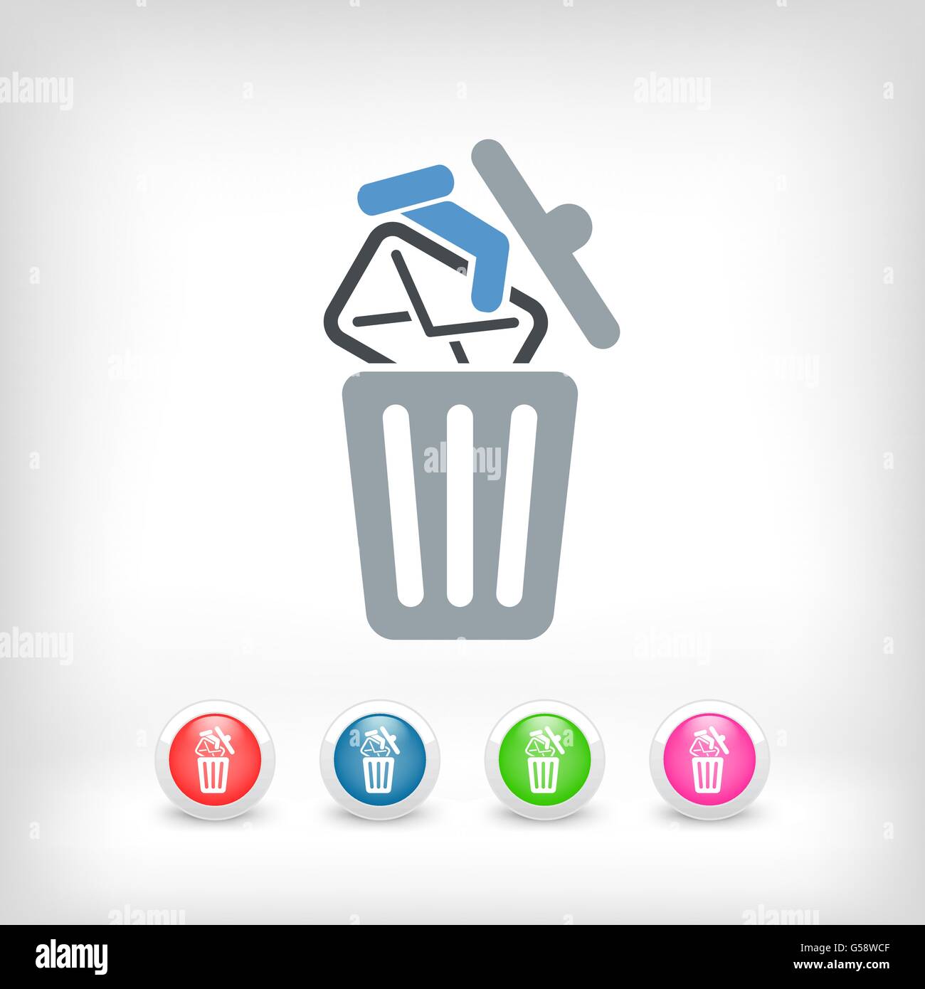 Waste mail Stock Vector Images - Alamy