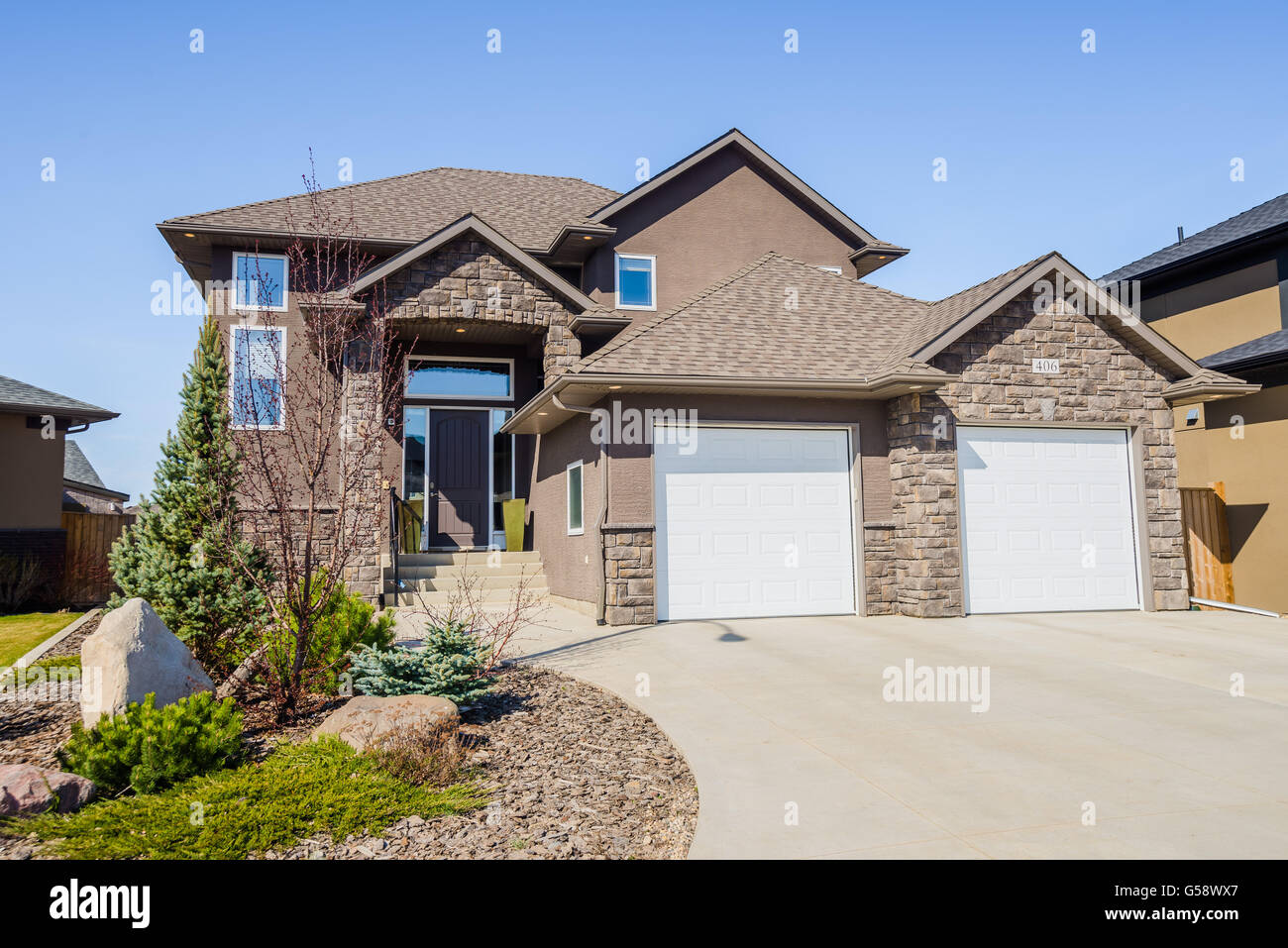 Real Estate Home exterior Photo Stock Stock Photo - Alamy