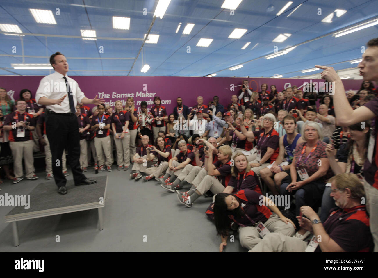 . A volunteer (name not known) for London 2012 Olympic and Paralympic ...