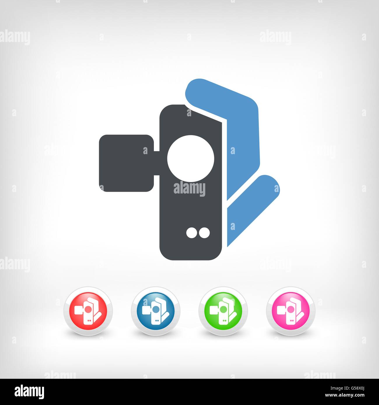 Videocamera vector vectors hi-res stock photography and images - Alamy