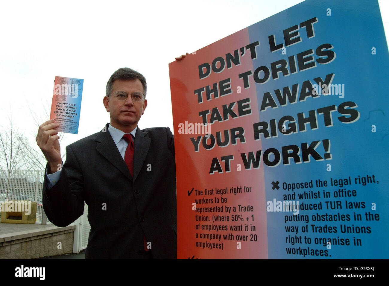 Byers Keep Our Rights Campaign Stock Photo - Alamy