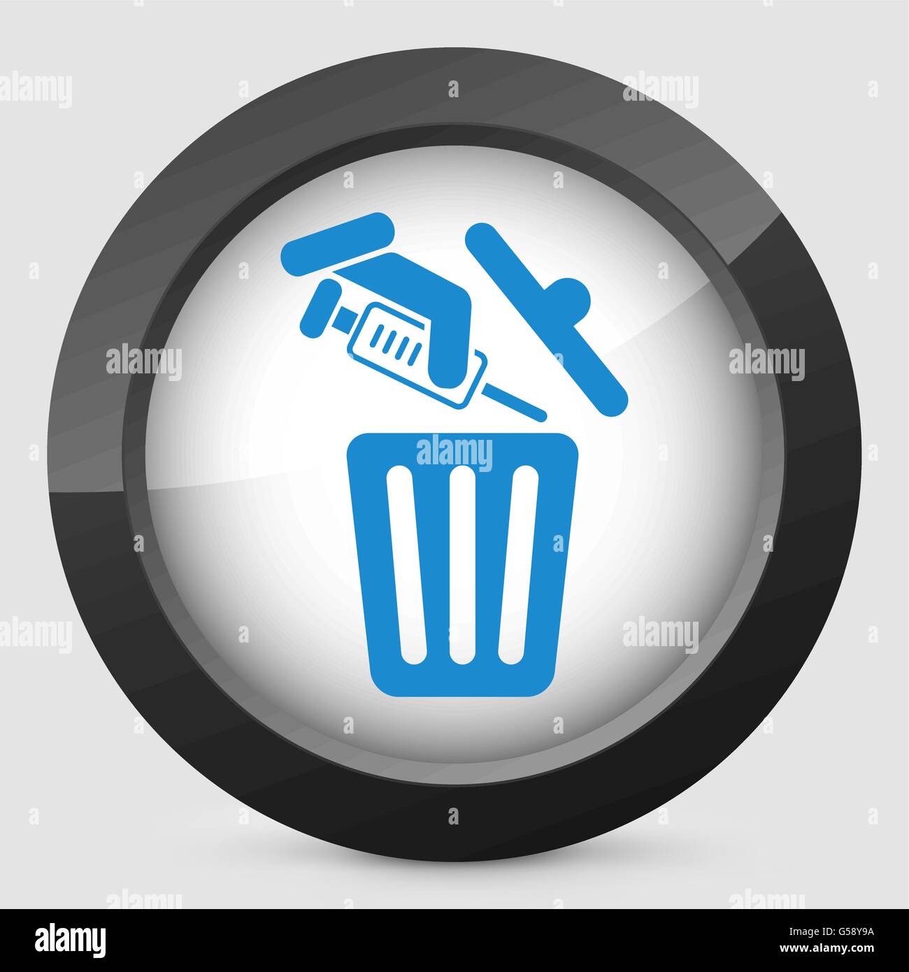 Trashing vector vectors hi-res stock photography and images - Alamy