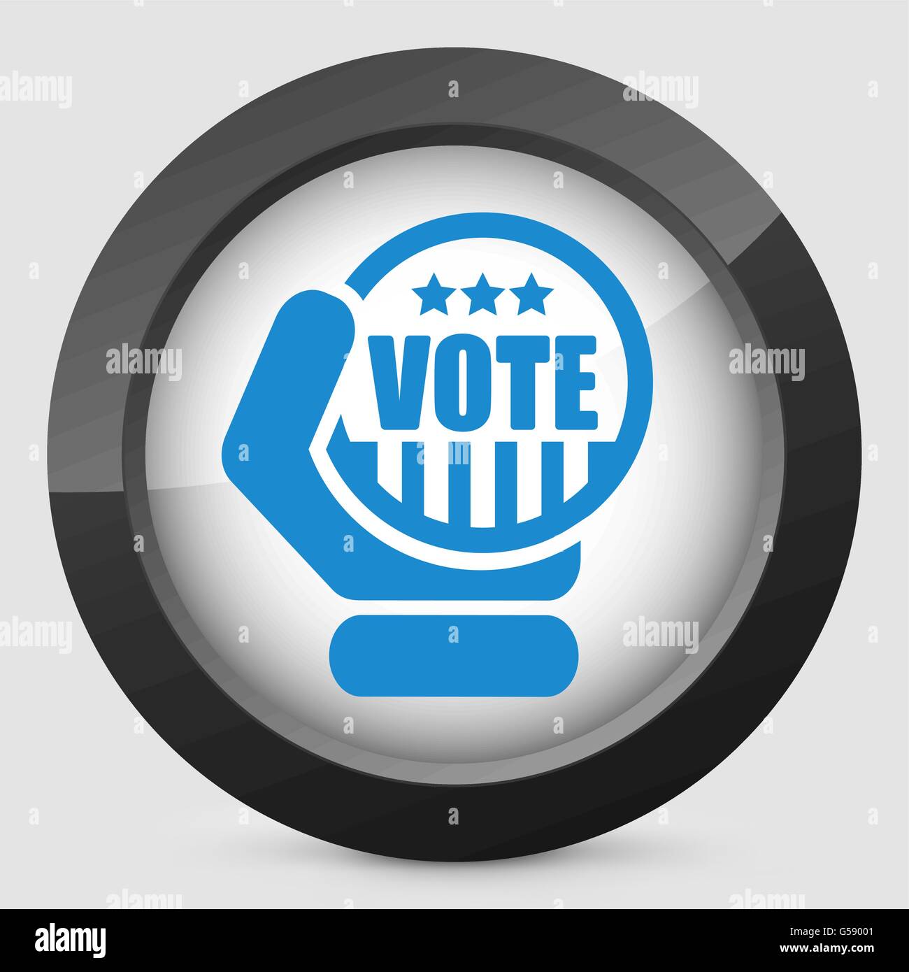 Vote icon Stock Vector Images - Alamy