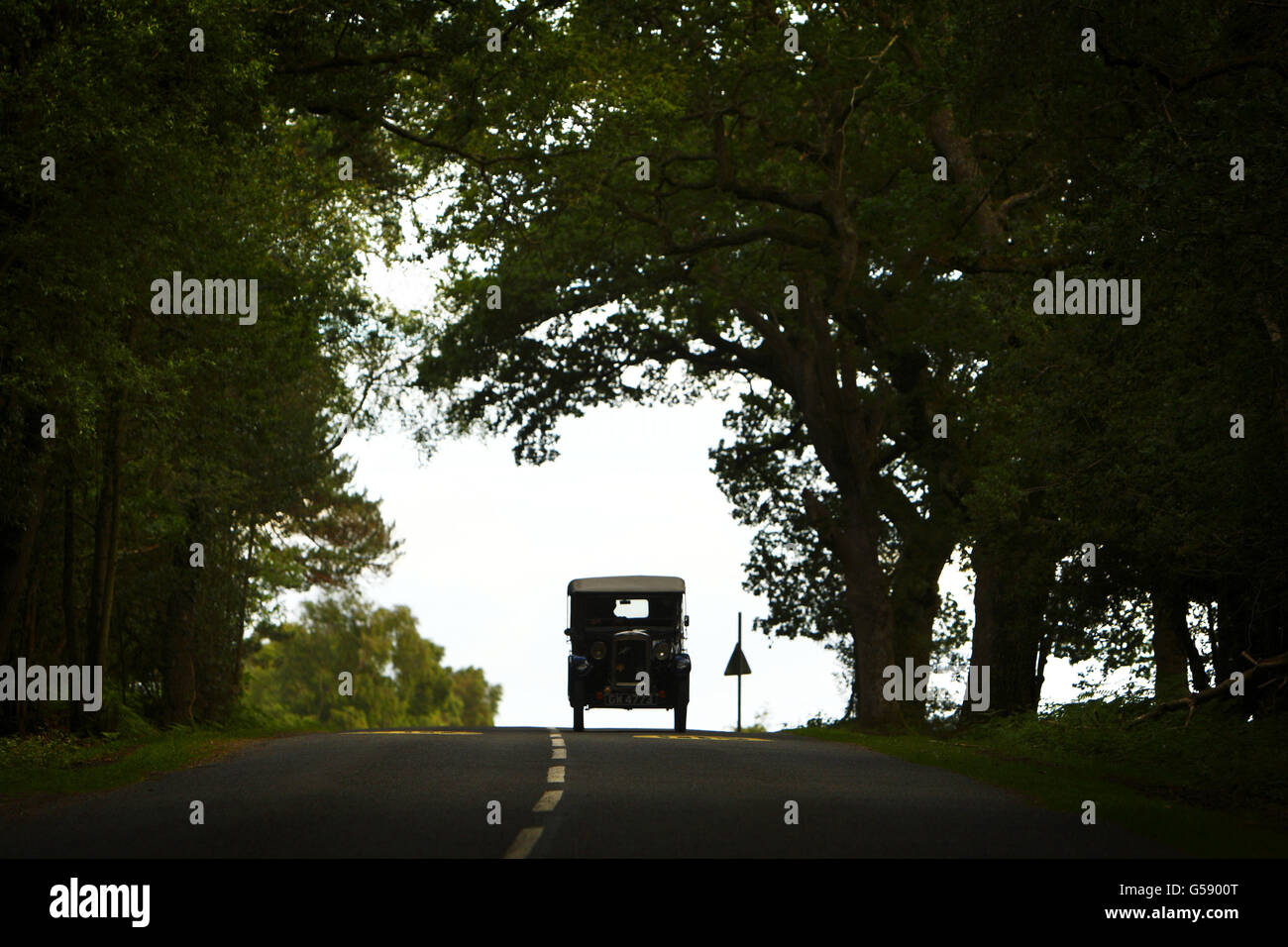An Austin Seven Tourer 'Chummy' heads to the 50th Austin Seven rally at ...
