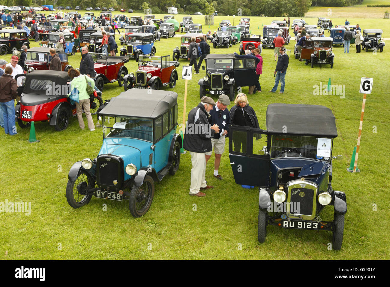 Enthusiasts gather at the 50th Austin Seven Rally at the National Motor ...