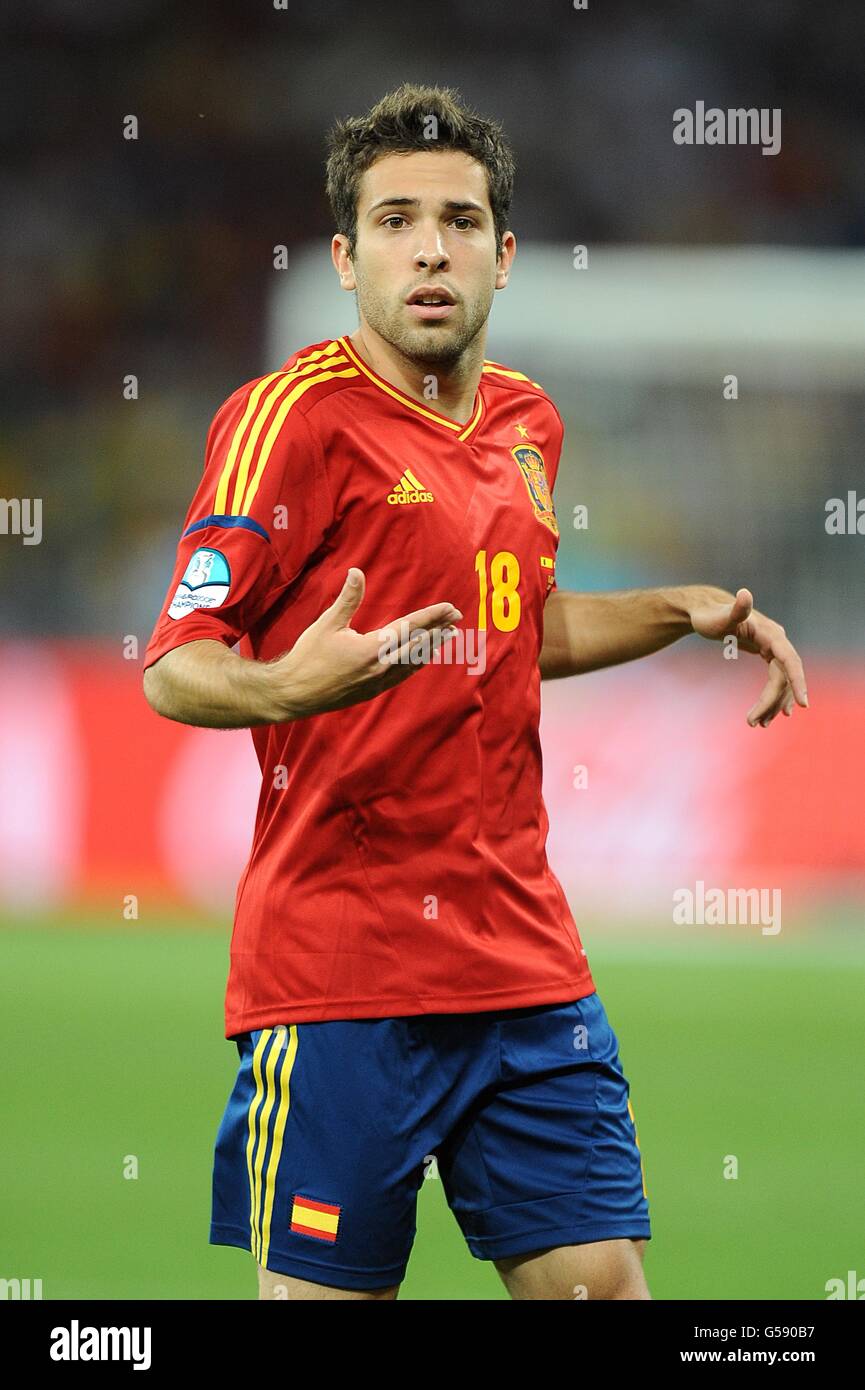 Soccer - UEFA Euro 2012 - Final - Spain v Italy - Olympic Stadium Stock ...