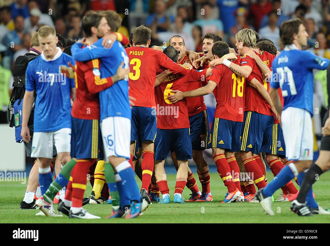 Soccer - UEFA Euro 2012 - Final - Spain v Italy - Olympic Stadium ...