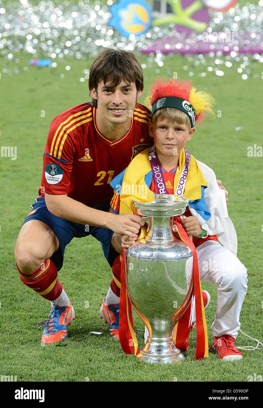 Soccer - UEFA Euro 2012 - Final - Spain v Italy - Olympic Stadium Stock ...