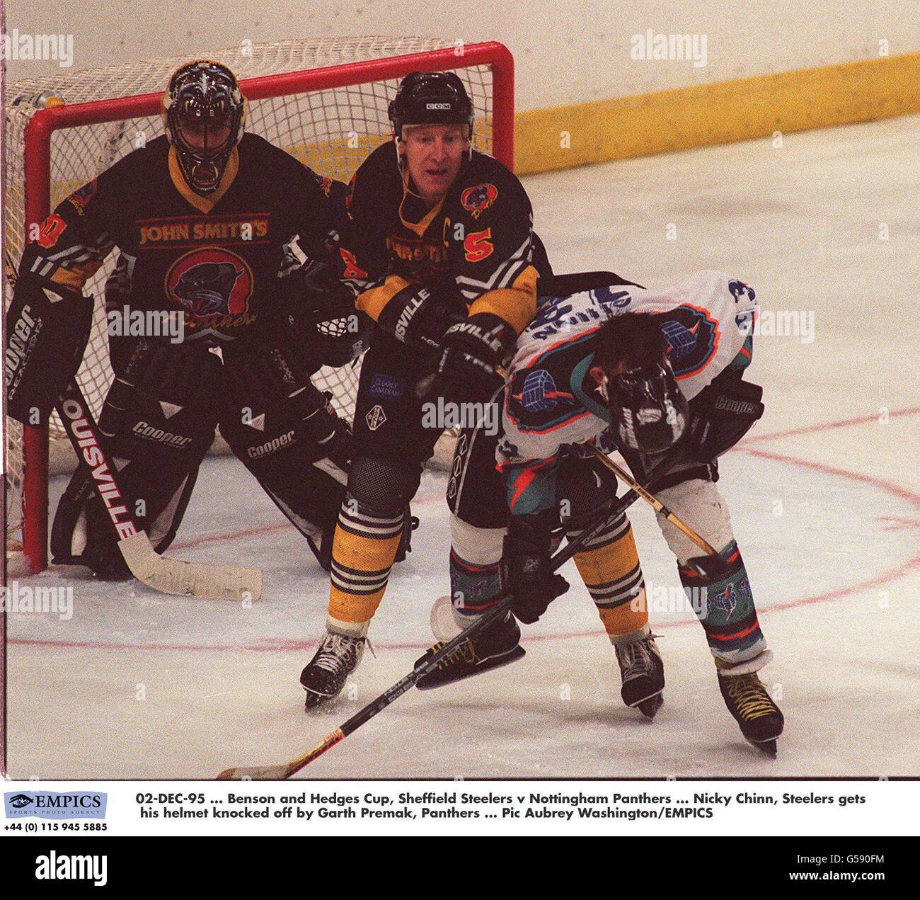 Sheffield Steelers V Nottingham Panthers High Resolution Stock ...