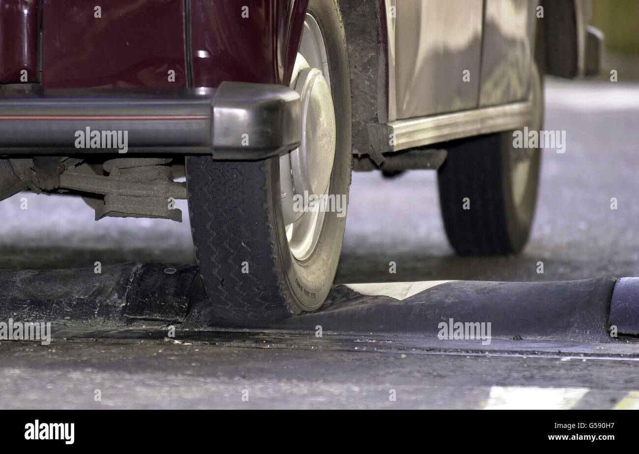 New road hump Stock Photo - Alamy