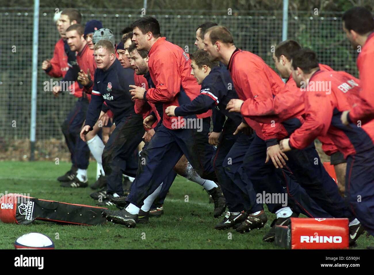 Rugby england training sandhurst hi-res stock photography and images ...