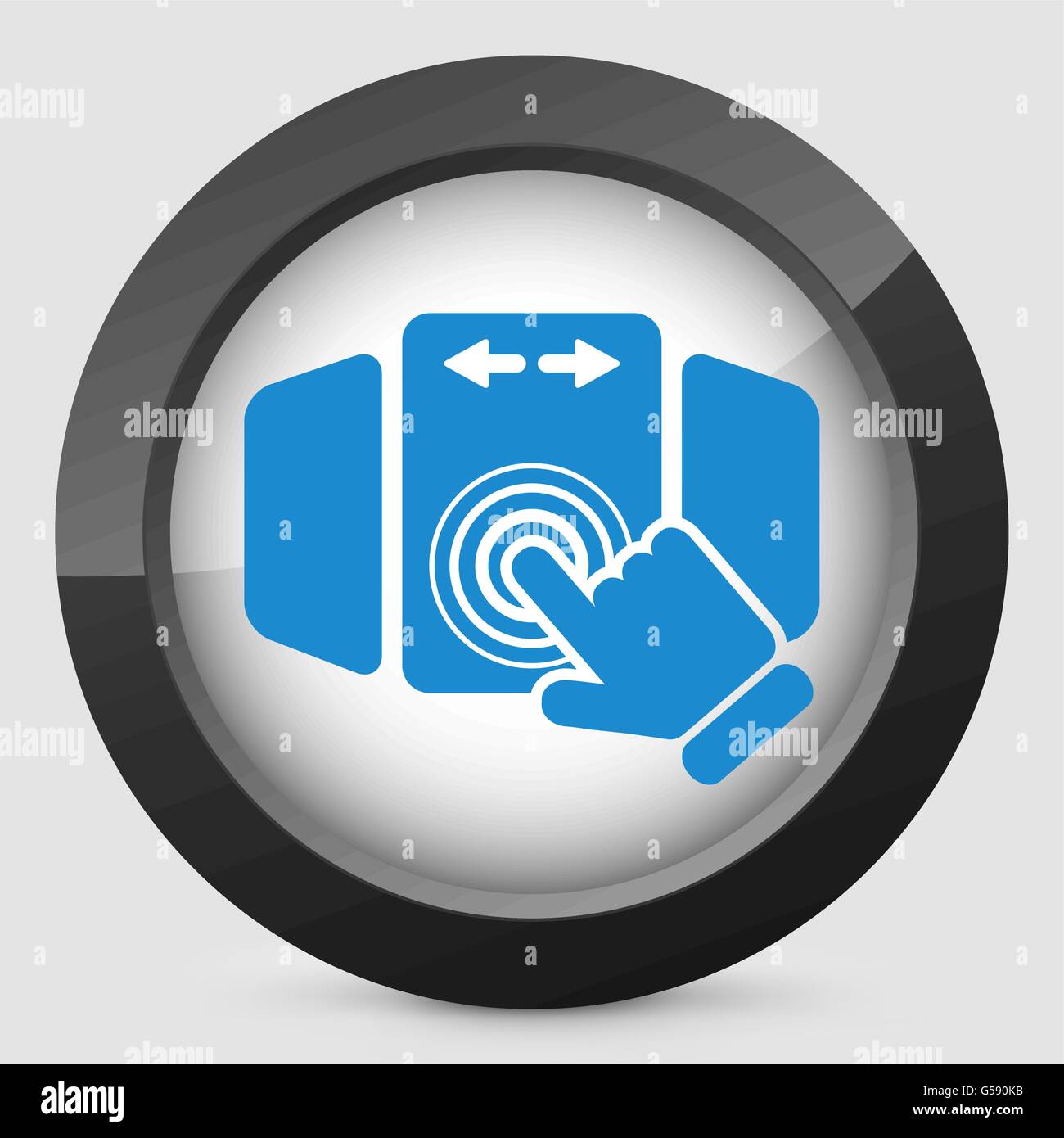 Slide screen icon Stock Vector Image & Art - Alamy
