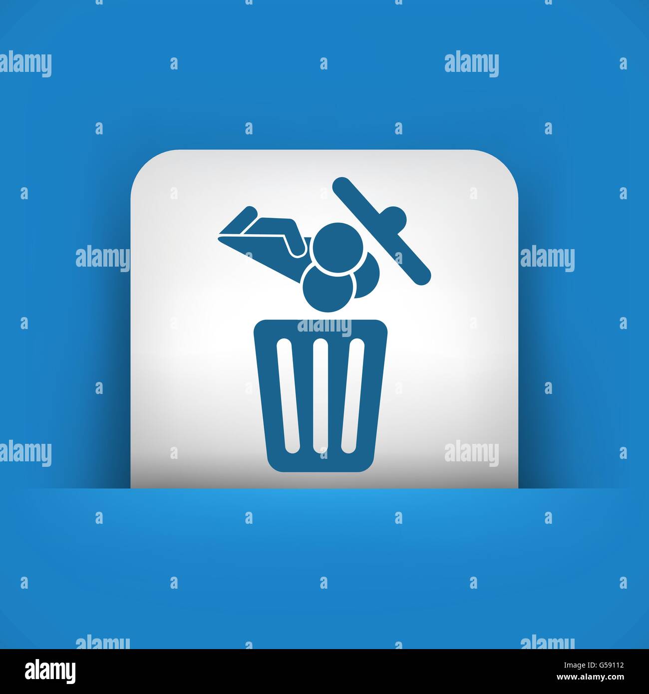 Food trash icon Stock Vector Image & Art - Alamy